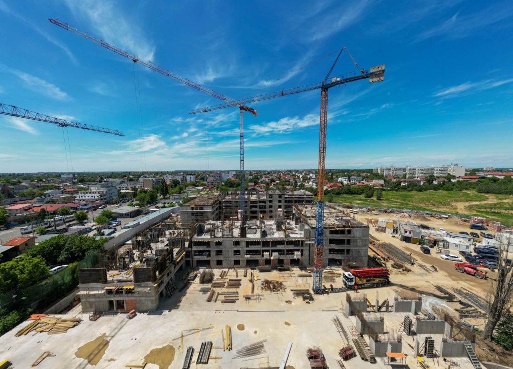 Stadiu lucrări - Akcent City Bucureștii Noi
